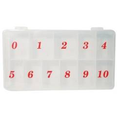 Clear Tip Box (Empty 10 Slot) – Atlantic Nail Supply