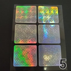 Sticker Stencil #5 (6 stickers, 1 sheet) – Atlantic Nail Supply